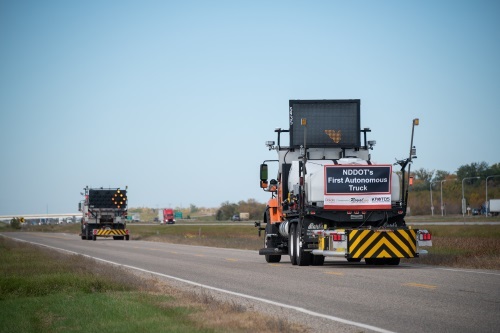 AASHTO Journal - North Dakota DOT Unveils Self-Driving Truck, Inks ...