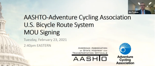AASHTO Journal - AASHTO, Adventure Cycling Formalize Partnership to ...