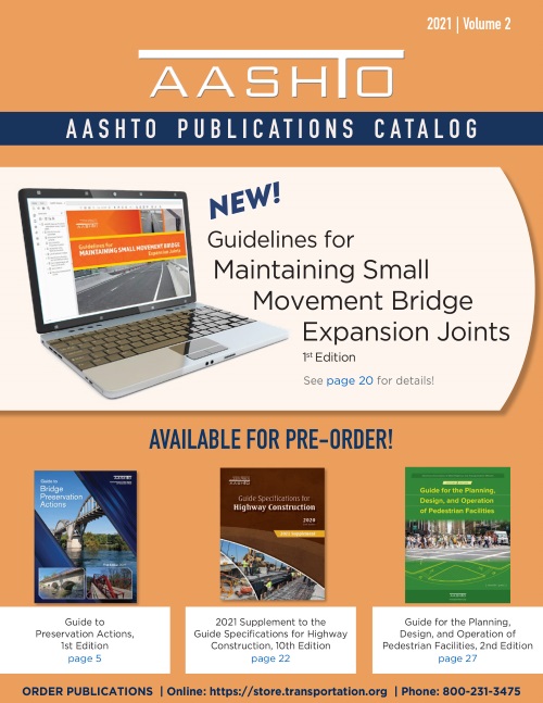 AASHTO Journal - AASHTO Issues New Publications Catalog
