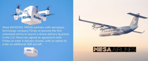 AASHTO Journal - Mesa Airlines, Flirtey Launch Drone-Based Delivery Service