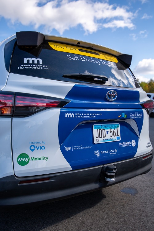 AASHTO Journal - Minnesota DOT Aids with Rural Test of Transit AVs